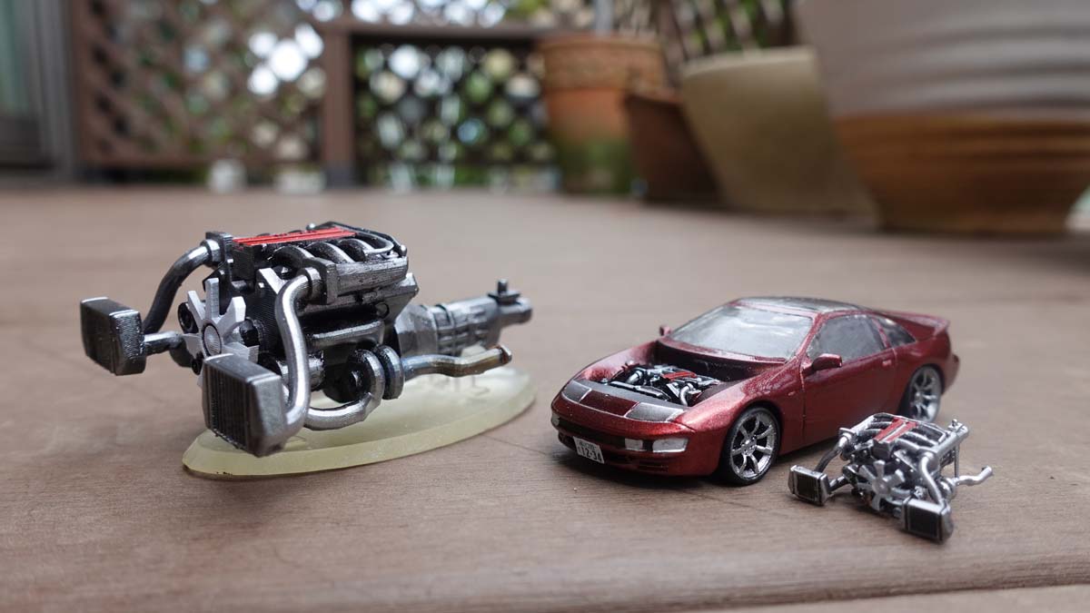 3D printed Nissan 300ZX (Z32) with VG30DETT engine - DenDeba Laboratory ...